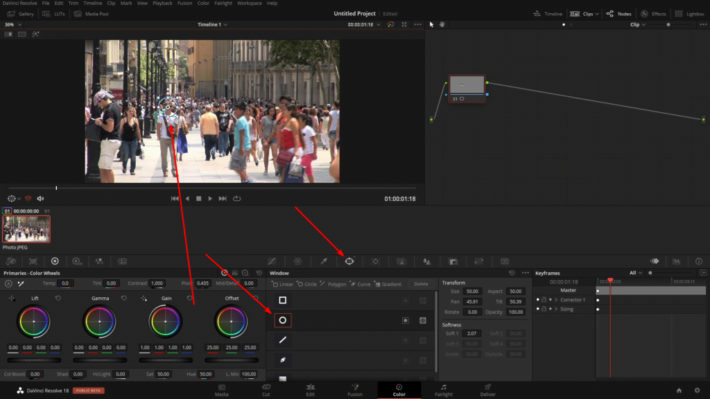 Blur faces in DaVinci Resolve 18 Tutorial - JayAreTV
