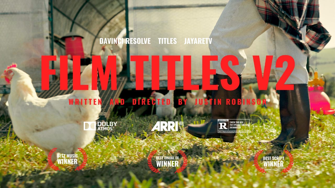 Film Titles 2 for DaVinci Resolve - JayAreTV